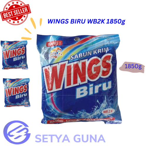 Jual WINGS BIRU WB2K 1850g Sabun Krim Colek Pembersih Peralatan Dapur | Shopee Indonesia