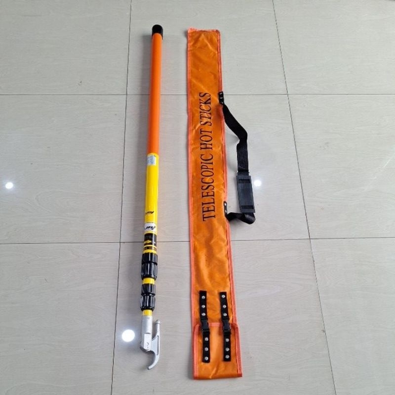 Jual Telescopic Hot Stick 3 M / Fiber Glass Telescopik Stick / Stick PLN 20 KV / Takel Stick ...