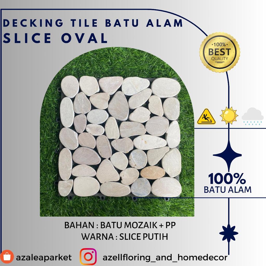 Jual Lantai Batu Alam - Decking Batu Alam slice Oval - Lantai Batu Alam ...