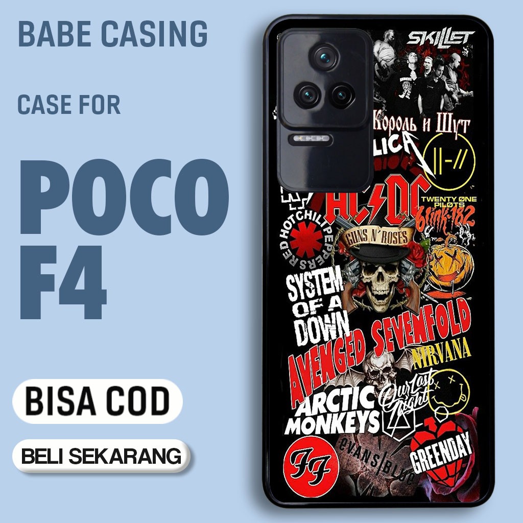 Jual case hp poco f4 terbaru gambar motif band 03 keren animasi cute ...
