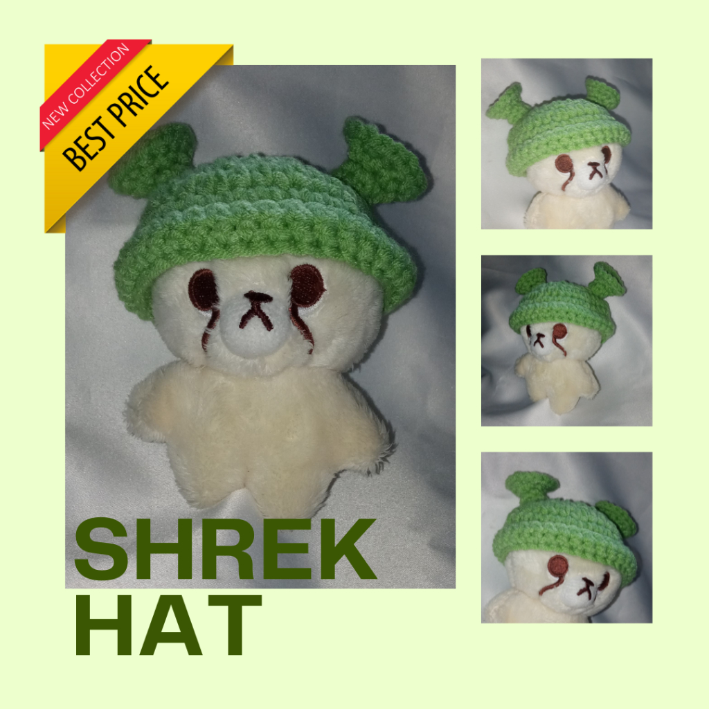 Jual SHREK HAT PLUSHIE DOLL | PLUSHIE KPOP | SHREK COSTUME | DY6 NCT ...