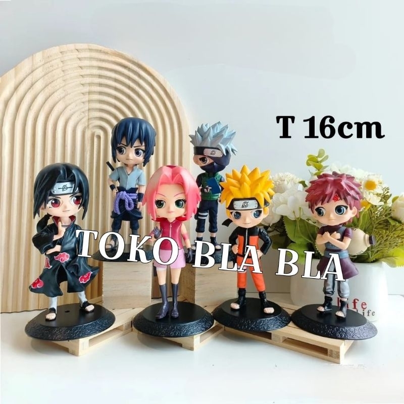 Jual Action Figure Naruto Garra Kakashi Sasuke Itachi Sakura Topper ...