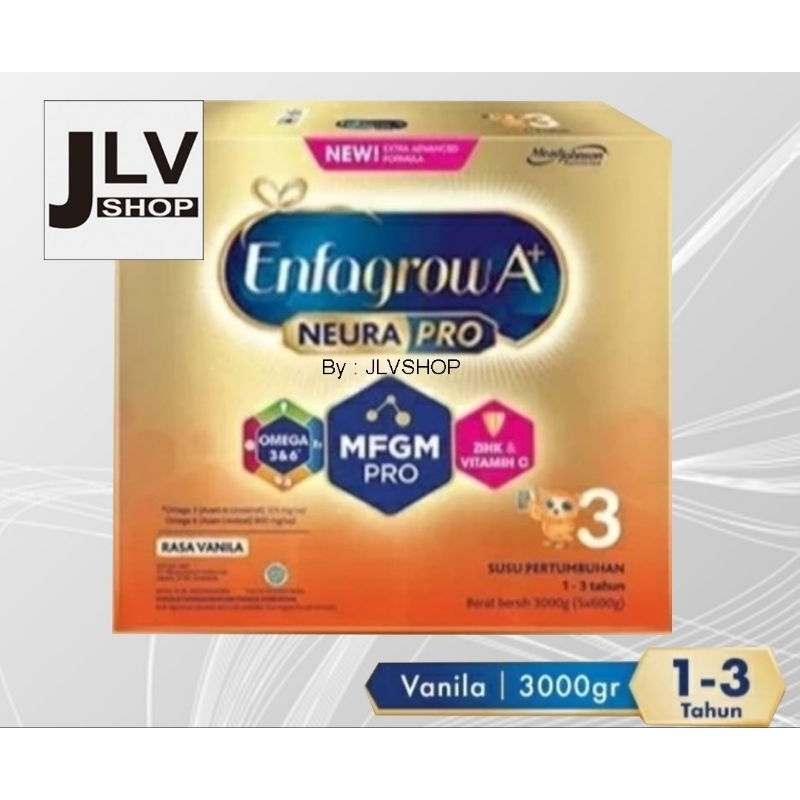 Jual Enfagrow A+ tahap 3 Vanila 3000gr DUS PENYOK/REJECT ...
