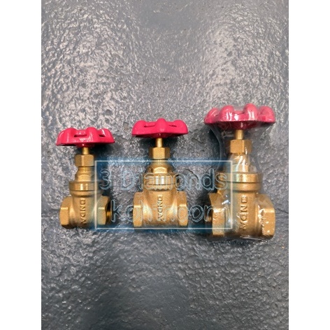 Jual GATE VALVE ONDA STOP KRAN KUNINGAN ONDA 1" | Shopee Indonesia