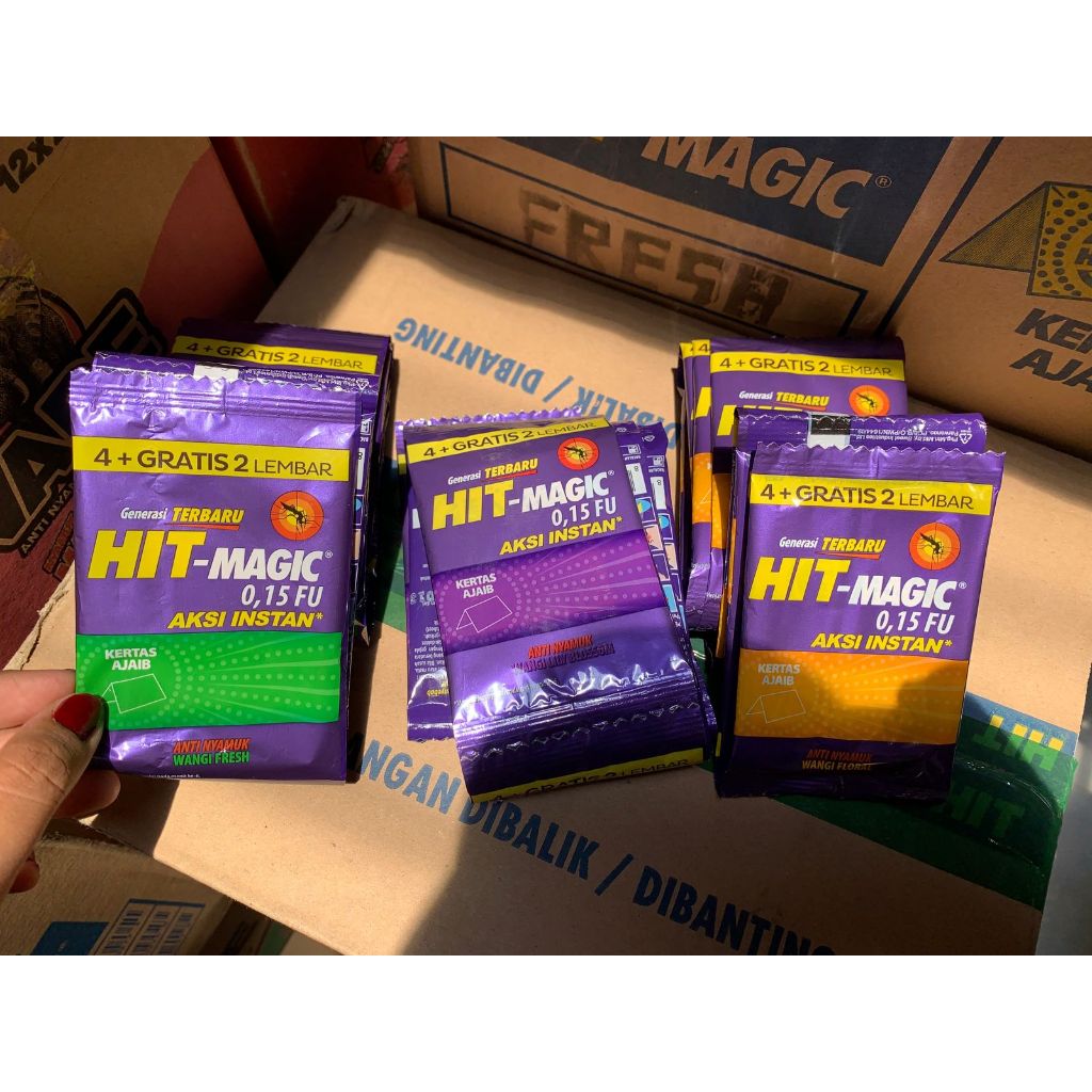 Jual [3 RENTENG] HIT MAGIC 6s ( renteng )/ HIT KERTAS | Shopee Indonesia
