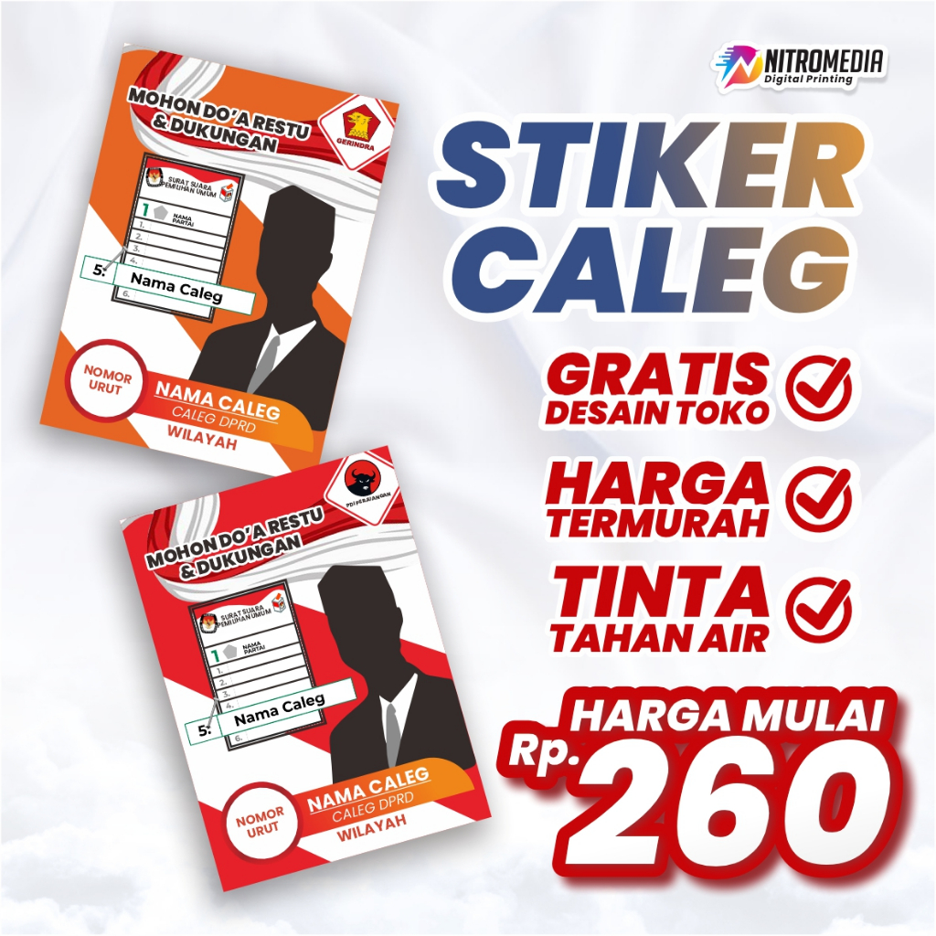 Jual CETAK STIKER CALEG / STIKER PEMILU / STIKER CAPRES / STIKER ... Jual CETAK STIKER CALEG / STIKER PEMILU / STIKER CAPRES / STIKER ...