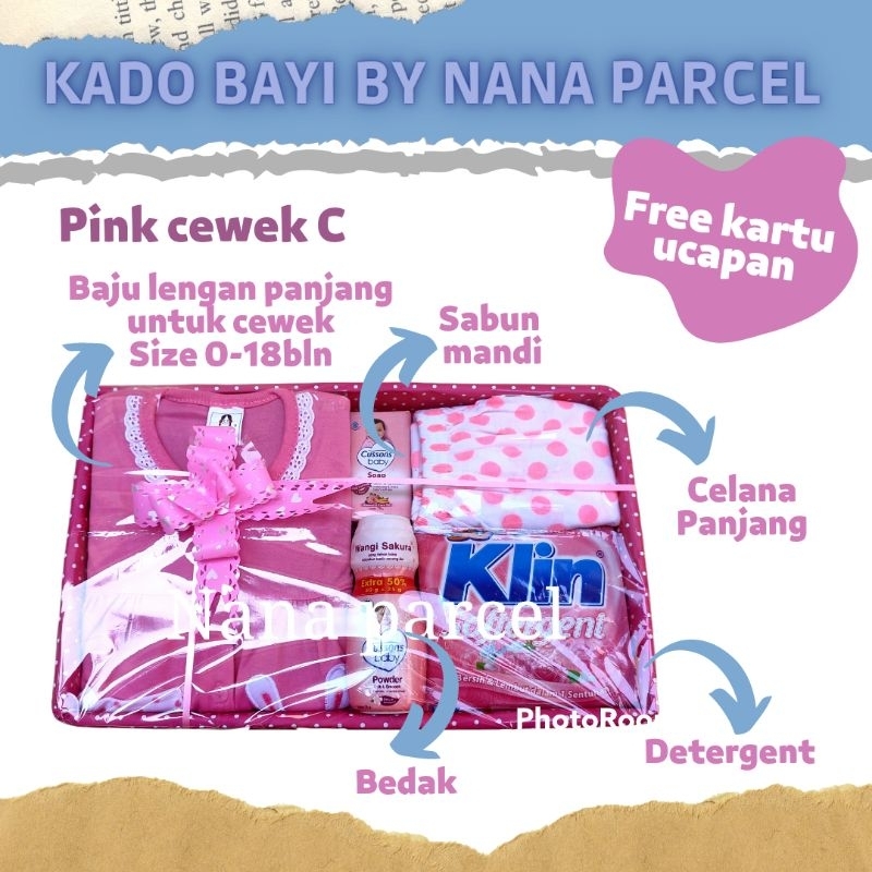 Jual Baby gift set boy Free kartu ucapan parsel bayi girl baby gift box ...