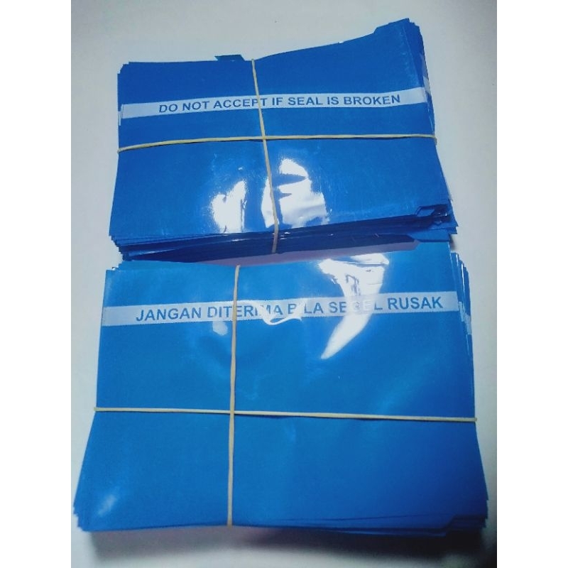 Jual Segel galon polos Biru 200 lembar paket 10 ikat - murah | Shopee ...