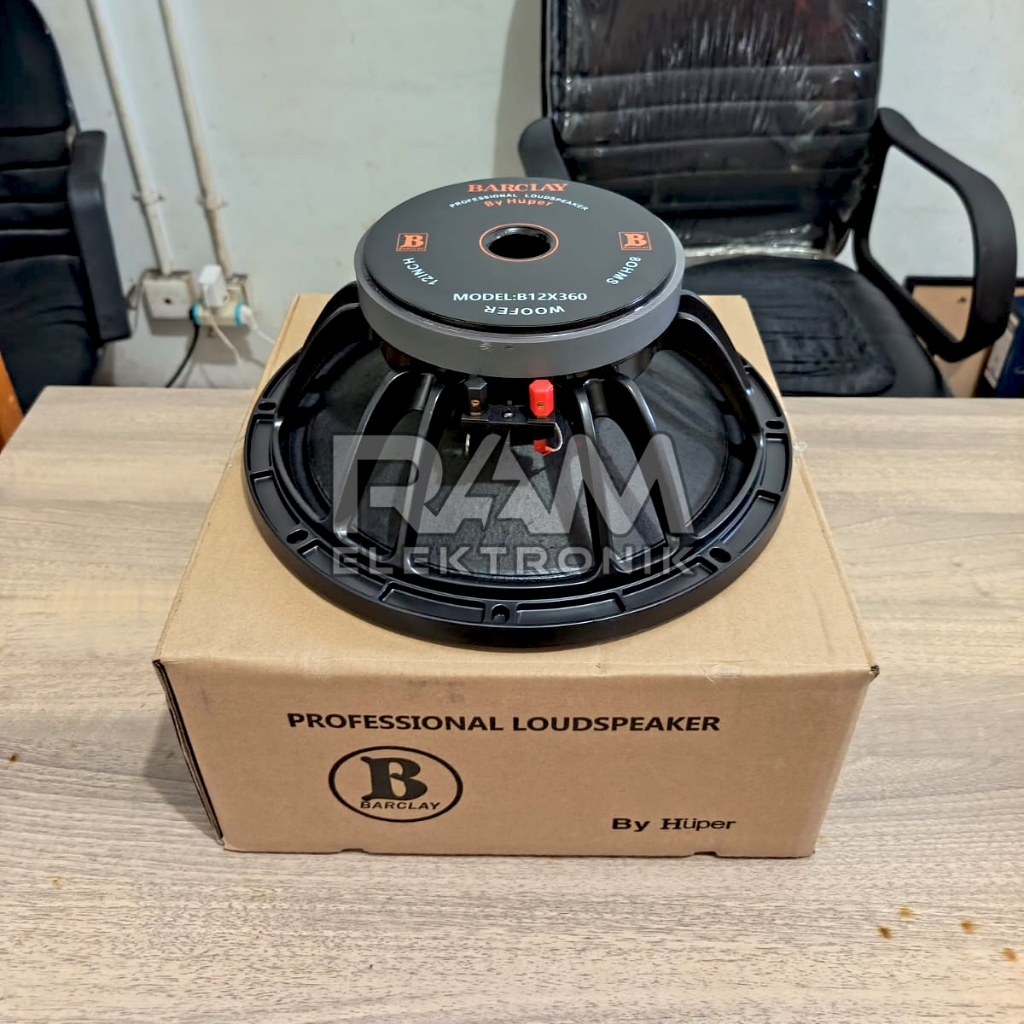 Jual Komponen Speaker Barclay 12 Inch B12X360 / B 12X360 By Huper 700 ...