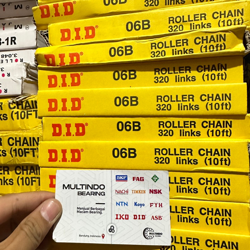Jual Rantai RS 06B-1 SINGLE DID JAPAN ORIGINAL ROLLER CHAIN | Shopee ...