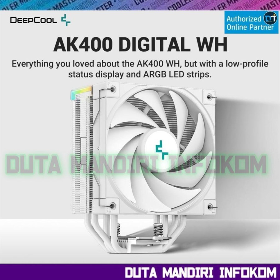 Jual DeepCool AK400 DIGITAL - High Performance Air CPU Cooler Intel ...