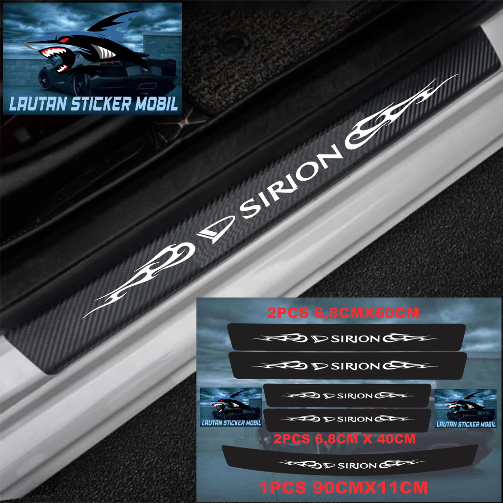 Jual STIKER STICKER CARBON 3D MOBIL SIRION STICKER KARBON 3D PIJAKAN ...