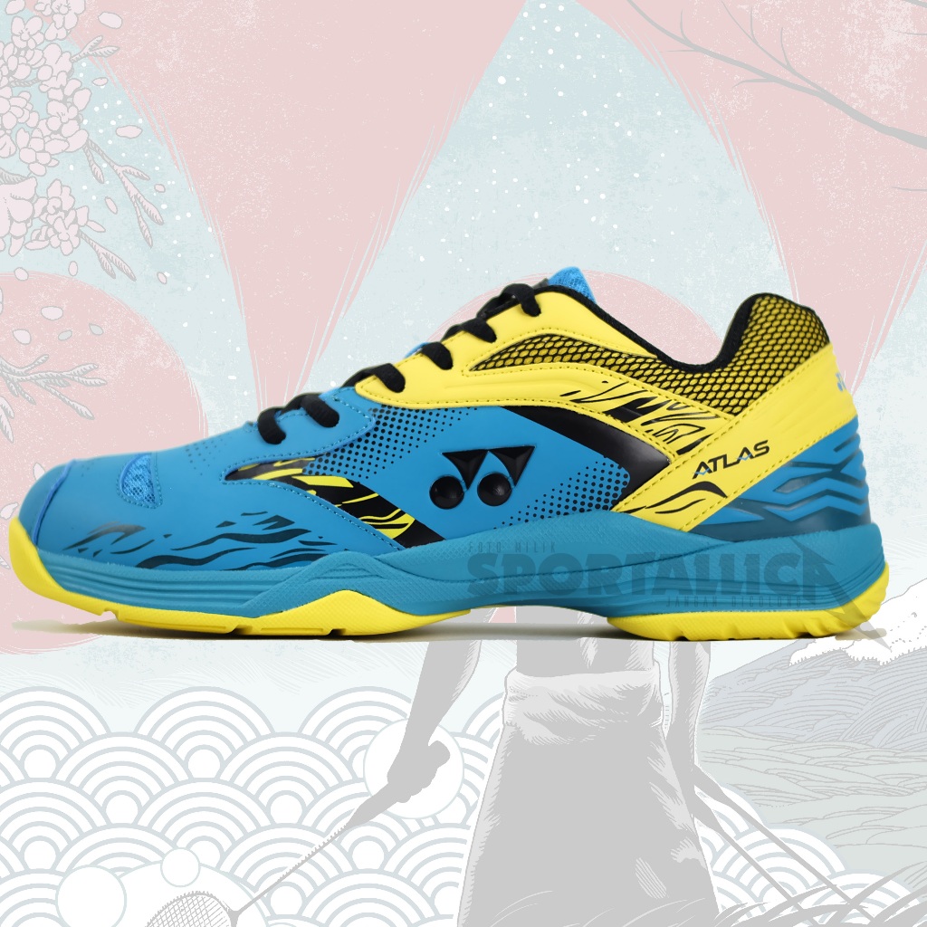 Jual Sepatu Badminton Yonex Atlas Aqua Blue / Citron | Shopee Indonesia