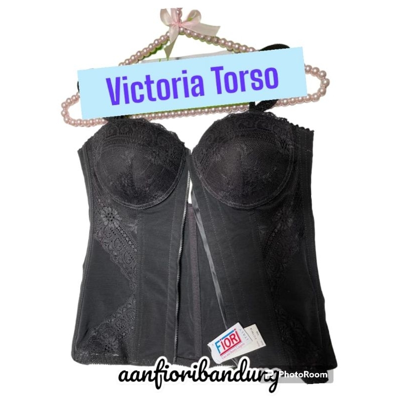 Jual FIORI Longtorso VICTORIA Black dan Milkcoffee | Long Torso Kebaya ...