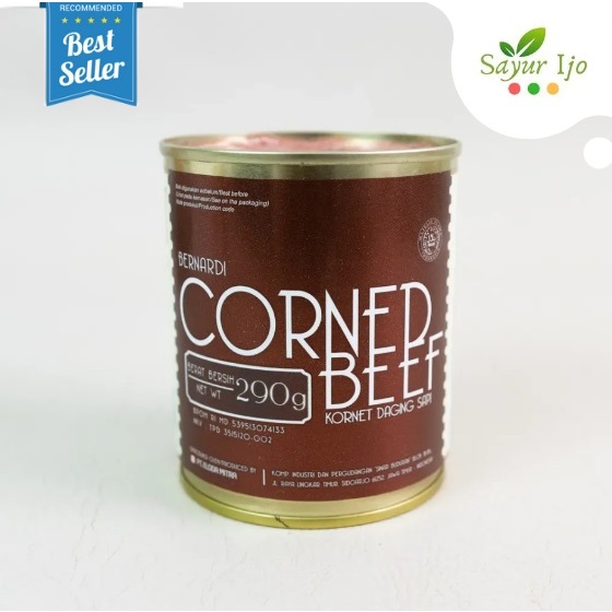 Jual BERNARDI Kornet Daging Sapi Asli 290 Gram / Kaleng Corned Beef ...