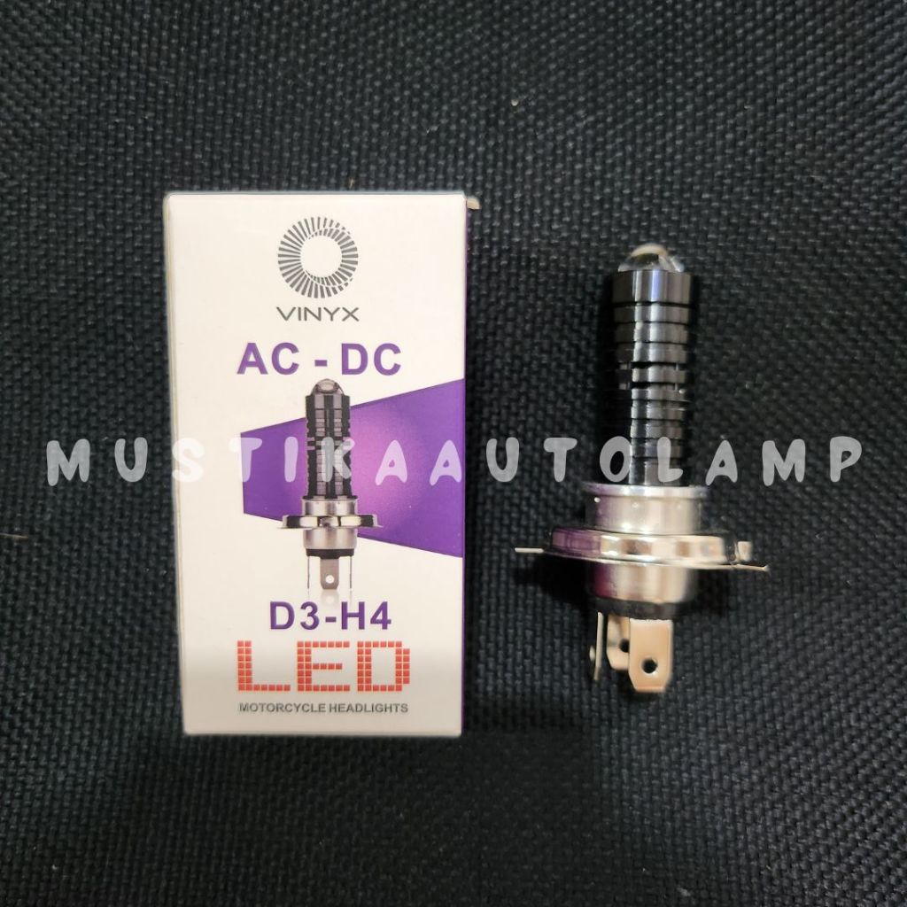 Jual Lampu LED Motor Mobil D3 H4 2 Warna Vinyx CSP | Shopee Indonesia