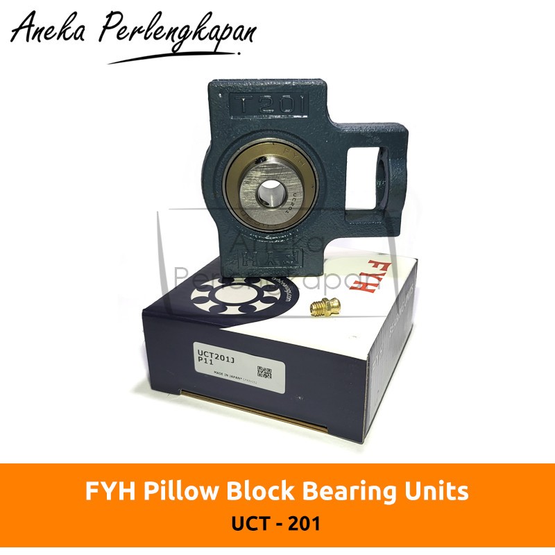 Jual Pillow Block Bearing Unit UCT 201 - As 12mm FYH Japan | Shopee ...