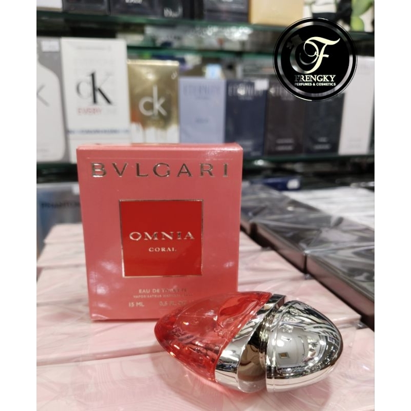 Jual PARFUM MINIATUR BVL OMNIA CORAL 15ml | Shopee Indonesia