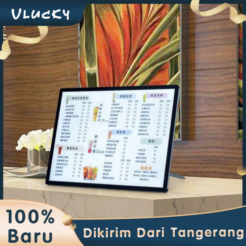 Jual A3/A4 Slim Light Box LED Poster Display Promosi Kotak Lampu LED ...