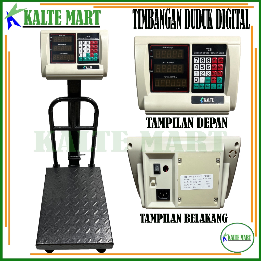 Jual Timbangan Duduk Digital 150Kg Timbangan Barang 150kg | Shopee Indonesia