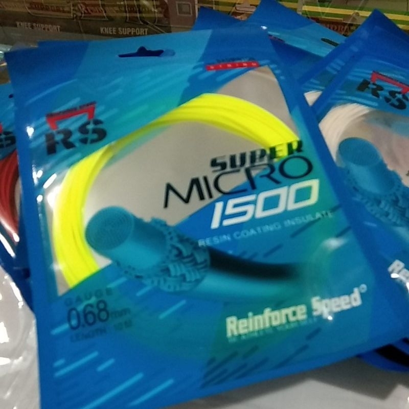 Jual SENAR BADMINTON RS SUPER MICRO 1500 ASLI | Shopee Indonesia