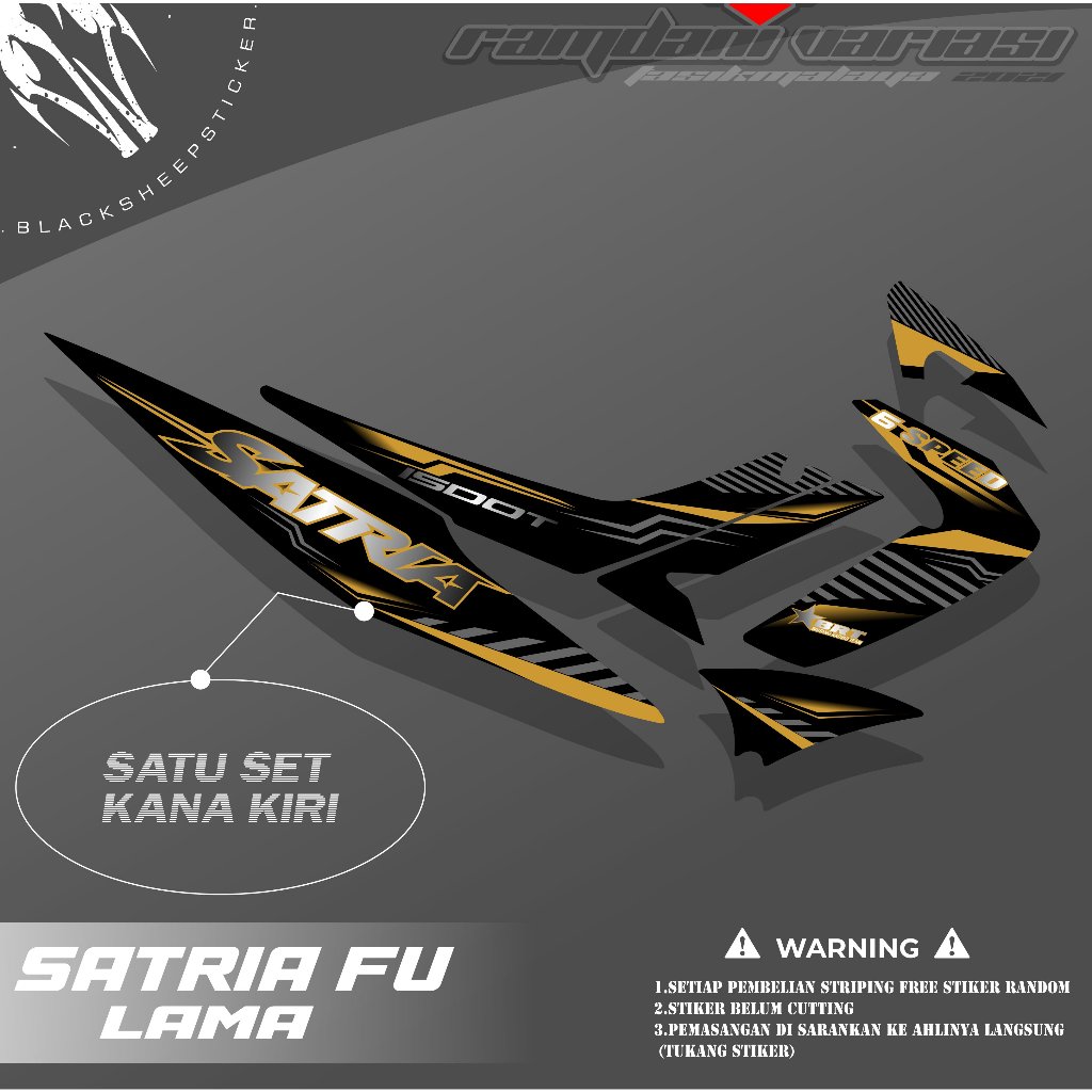 Jual STRIPING SATRIA FU BARONG - STRIPING SATRIA FU LAMA - STIKER ...