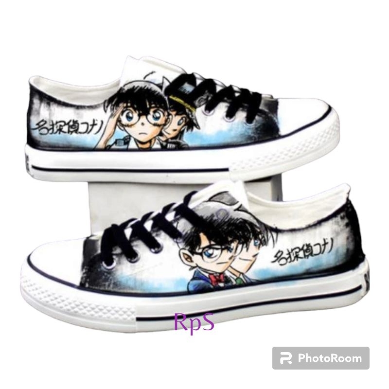 Jual Sepatu Custom Anime Detective Conan 02 | Shopee Indonesia