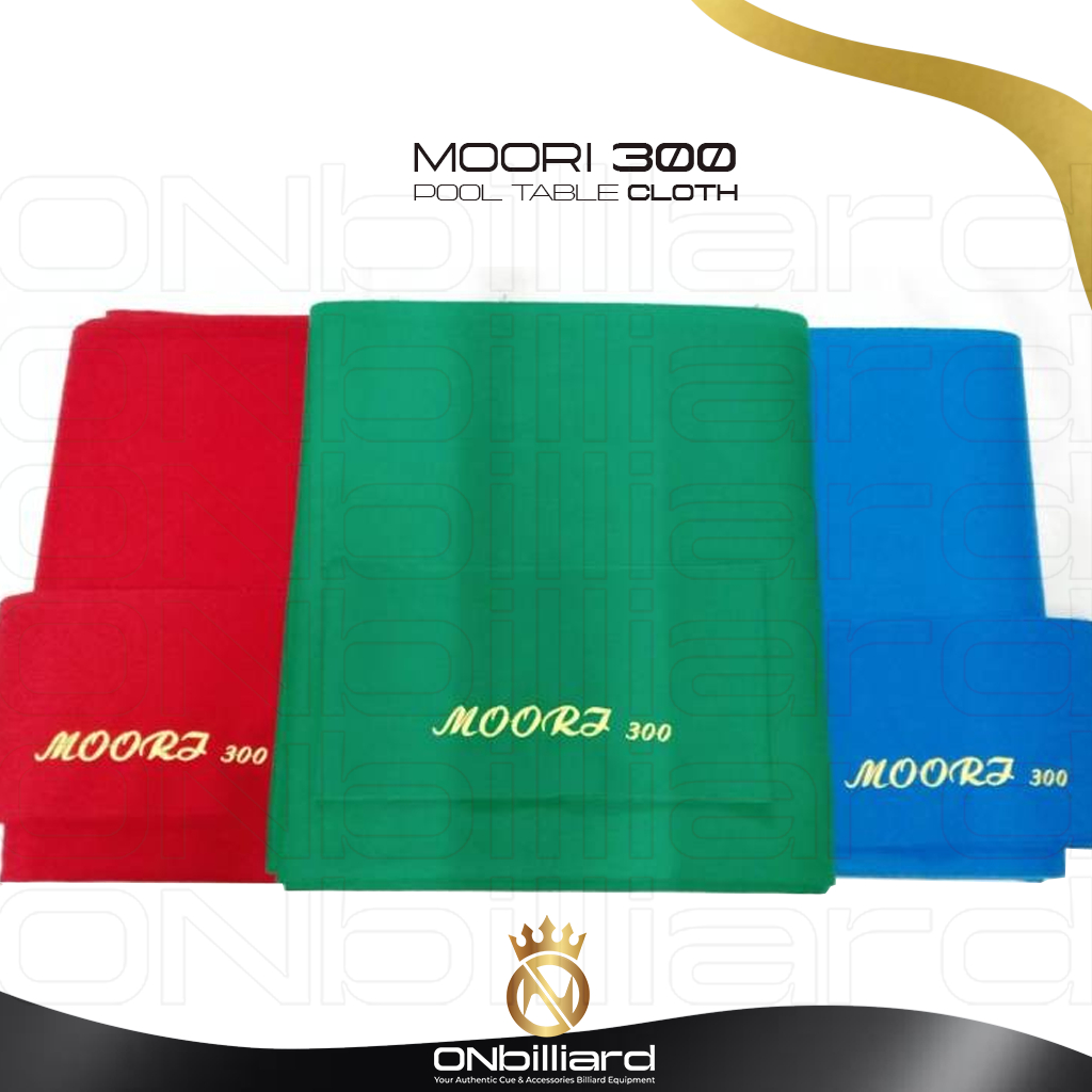 Jual Moori 300 Cloth Worsted Kain Laken Meja Billiard Biliar 9 Feet 9 ...