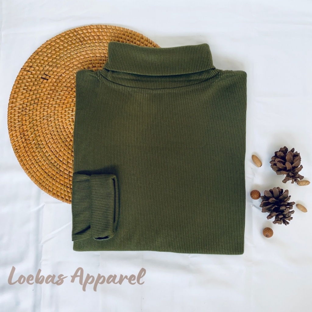 Jual TURTLENECK PRIA DAN WANITA/ KERAH RIB/ TURTLENEECK RIB PREMIUM ...