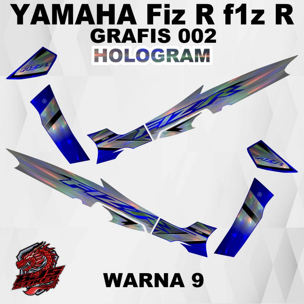 Jual [COD] stiker sticker striping stiker sticker hologram fiz r F1z R ...