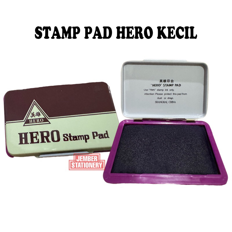 Jual (1biji) Bantalan Stampel Hero / Stamp Pad Violet | Shopee Indonesia