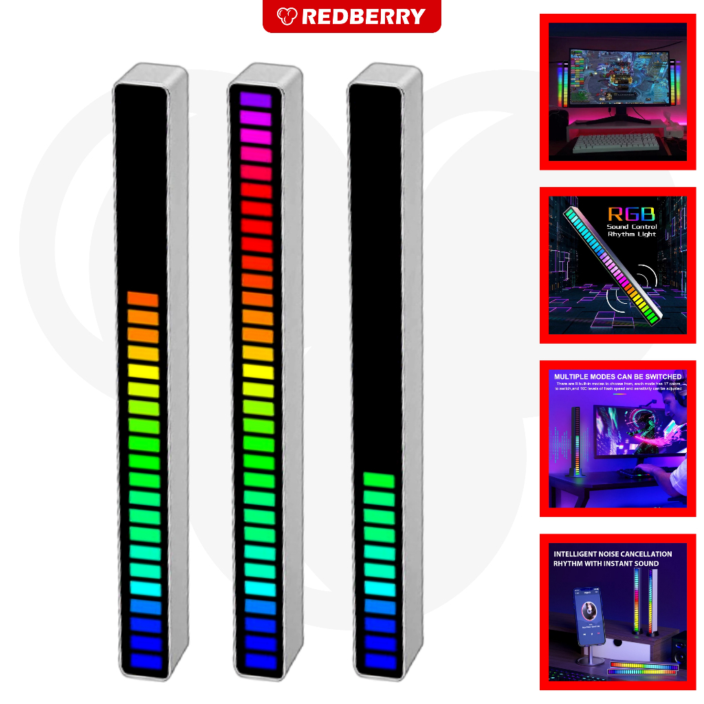 Jual Lampu LED RGB Bar AUDIO Spectrum Indicator Music Voice Sound ...
