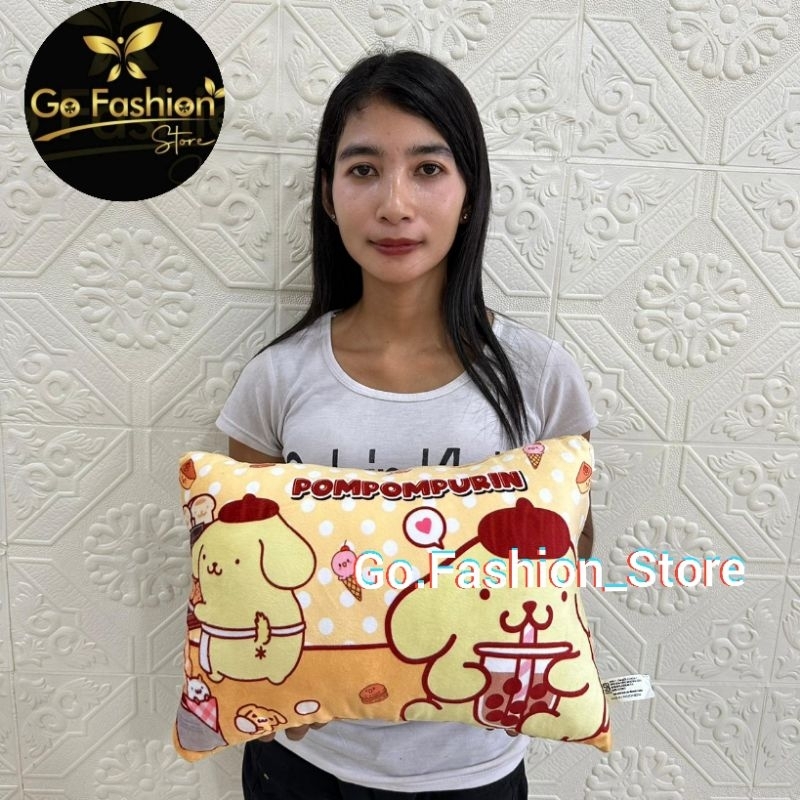 Jual Boneka Bantal Sanrio Kuromi Cinnamoroll Pompompurin Kuromi Segi Bts Bt21 Inside New Terbaru ...