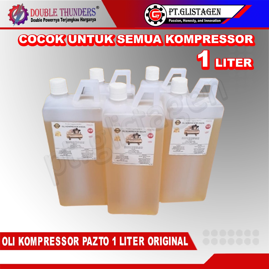 Jual PAZTO Oli Kompresor Angin Air Compressor Engine Oil 1 Liter ...