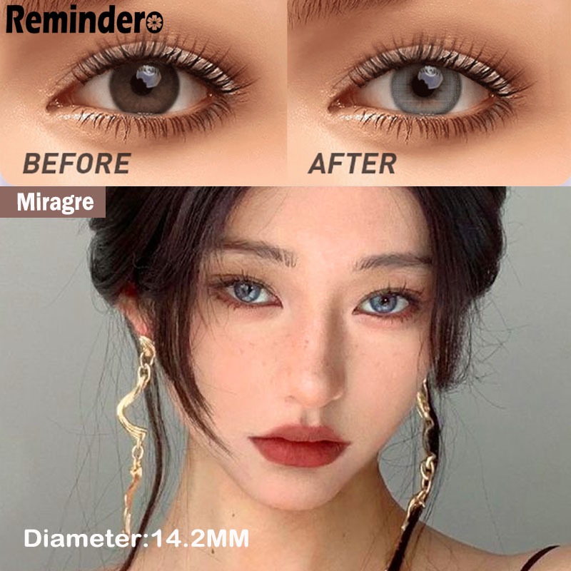 Jual 【New】softlens 1 pasang lensa kontak warna diameter 14-14.2MM mata ...