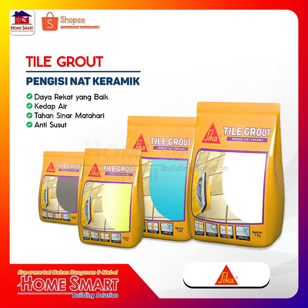 Jual Sika Tile Grout Pengisi Nat Keramik Marmer Granit Mosaik 1Kg ...