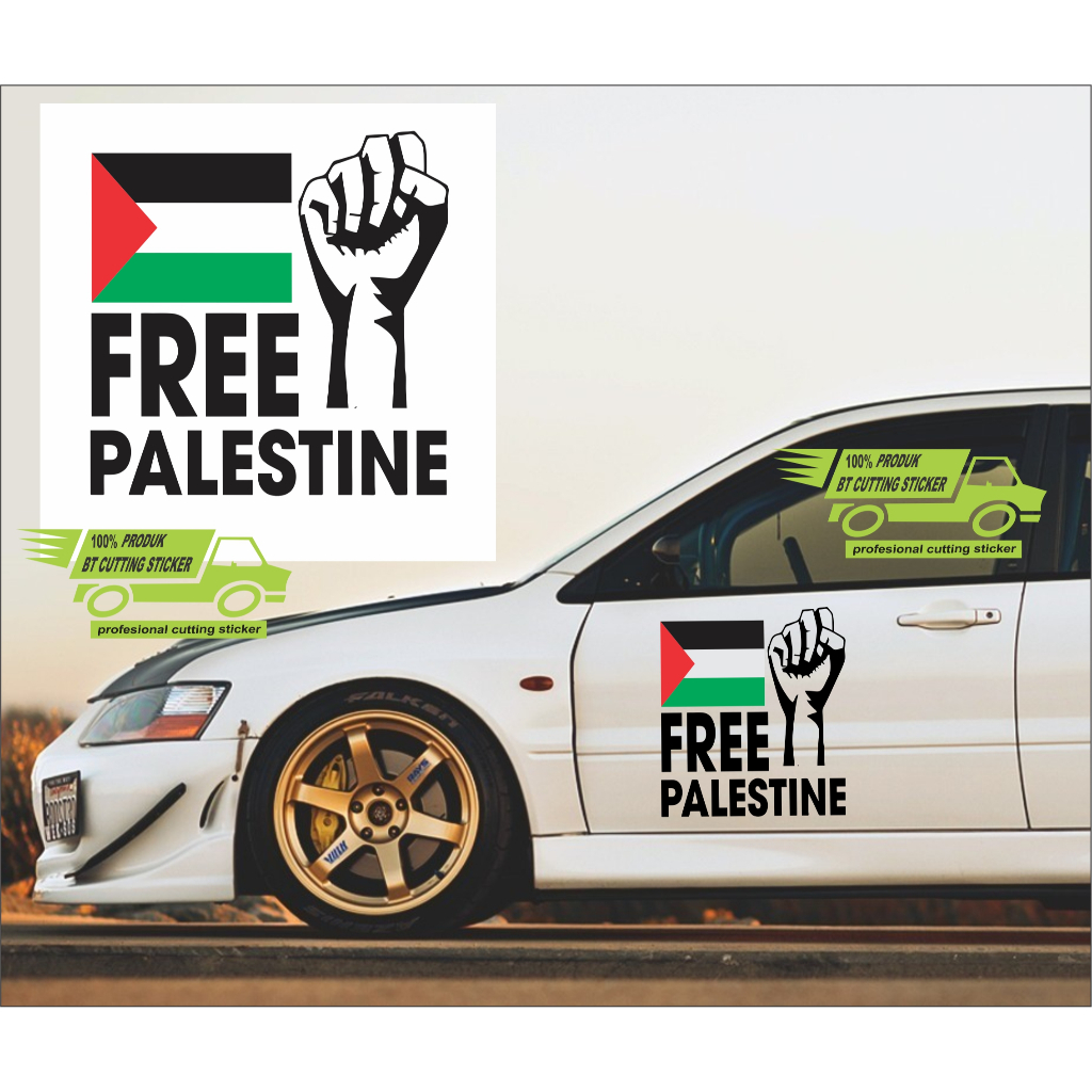 Jual sticker free palestina stiker save palestina sticker save ...