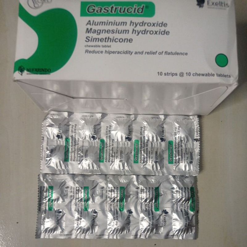 Jual Gastrucid Strip isi 10 tab | Shopee Indonesia