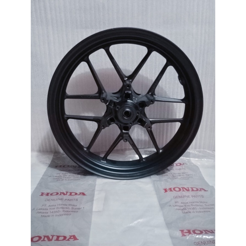 Jual Velg Depan Hitam Doff ADV 150 Asli Ori Honda | Shopee Indonesia
