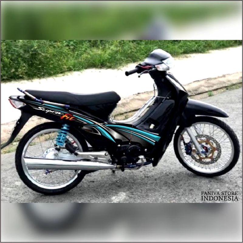 Jual (READY STOK) STIKER SUPRA FIT / STRIPING SUPRA FIT | Shopee Indonesia