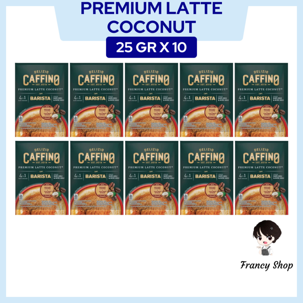 Jual Paket Murah Kopi Delizio Caffino Premium Latte Coconut Sachet ...