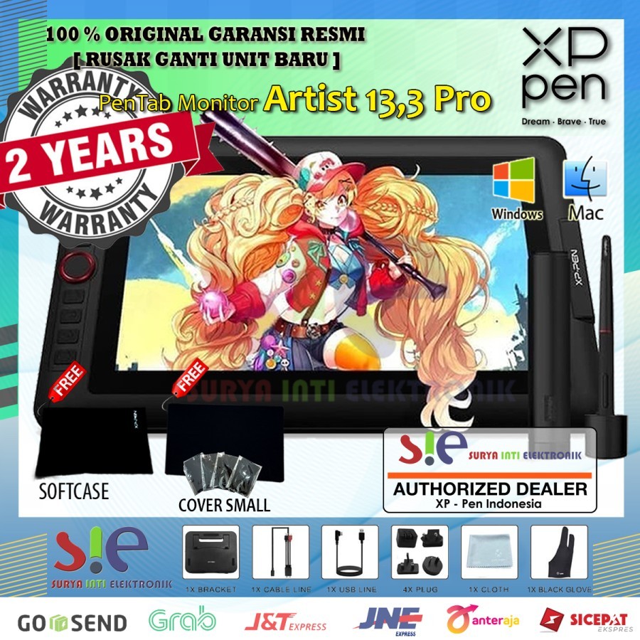 Jual Xp Pen Artist 13.3 PRO Xp Pen Artist 13.3 PRO V2 Xp Pen Artist 13 2nd Gen Pentablet Display ...