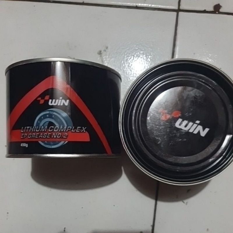 Jual lithium complex ep grease no.2 win 450g pelumas bagus | Shopee ...