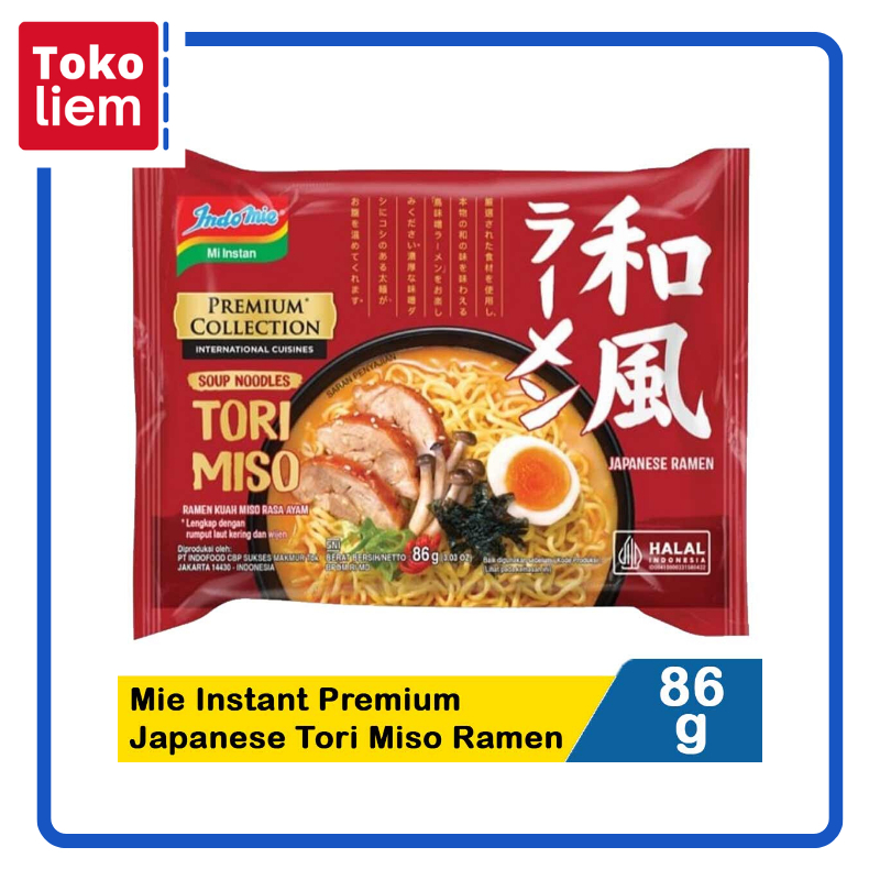 Jual Indomie Mie Instant Premium Japanese Tori Miso Ramen 86G | Shopee ...