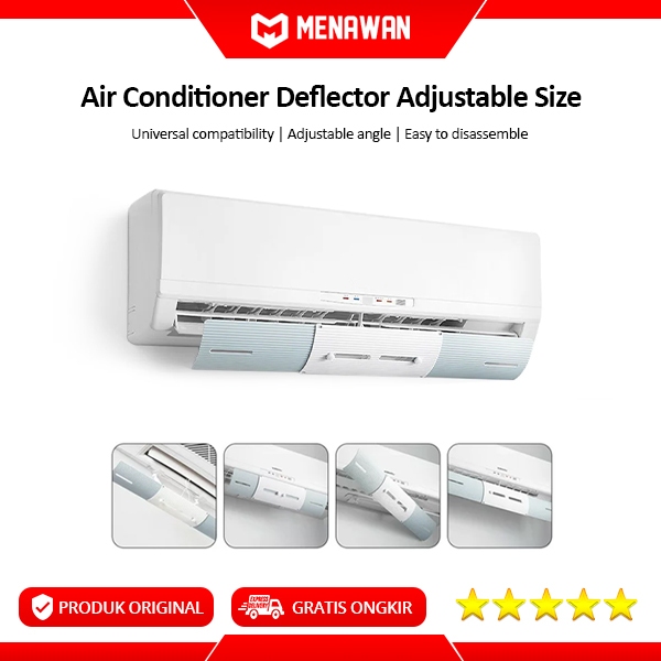 Jual Air Conditioner Deflector Wind Shield Cover AC Talang Ac Split ...