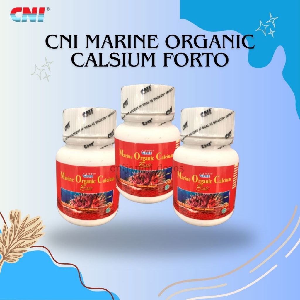 Jual CNI Marine Organic Calsium (MOC) Forto Isi 30 Tablet | Kalsium ...
