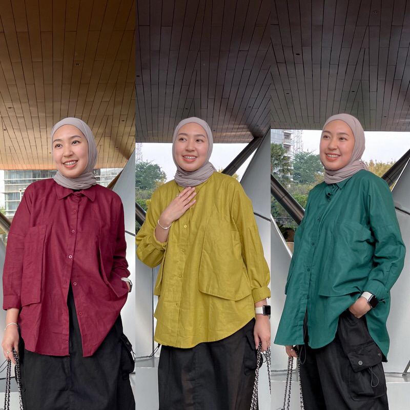 Jual DEERRA BLOUSE .. Blouse Stylish, Unik dg bahan dan pilihan warna2 ...