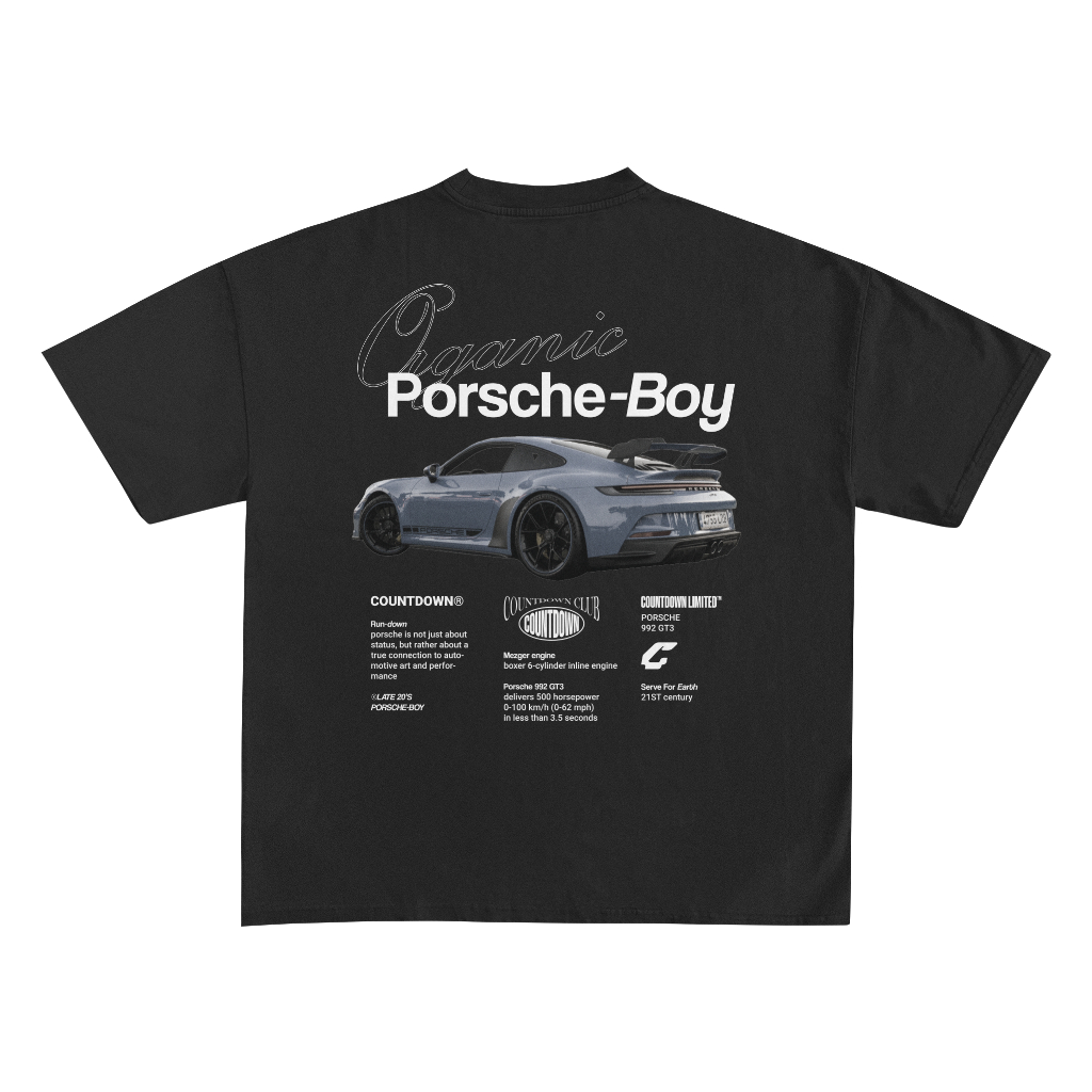Jual COUNTDOWN Kaos Boxy Oversize Tshirt 16s Porsche 992 GT3 Boy V1 ...