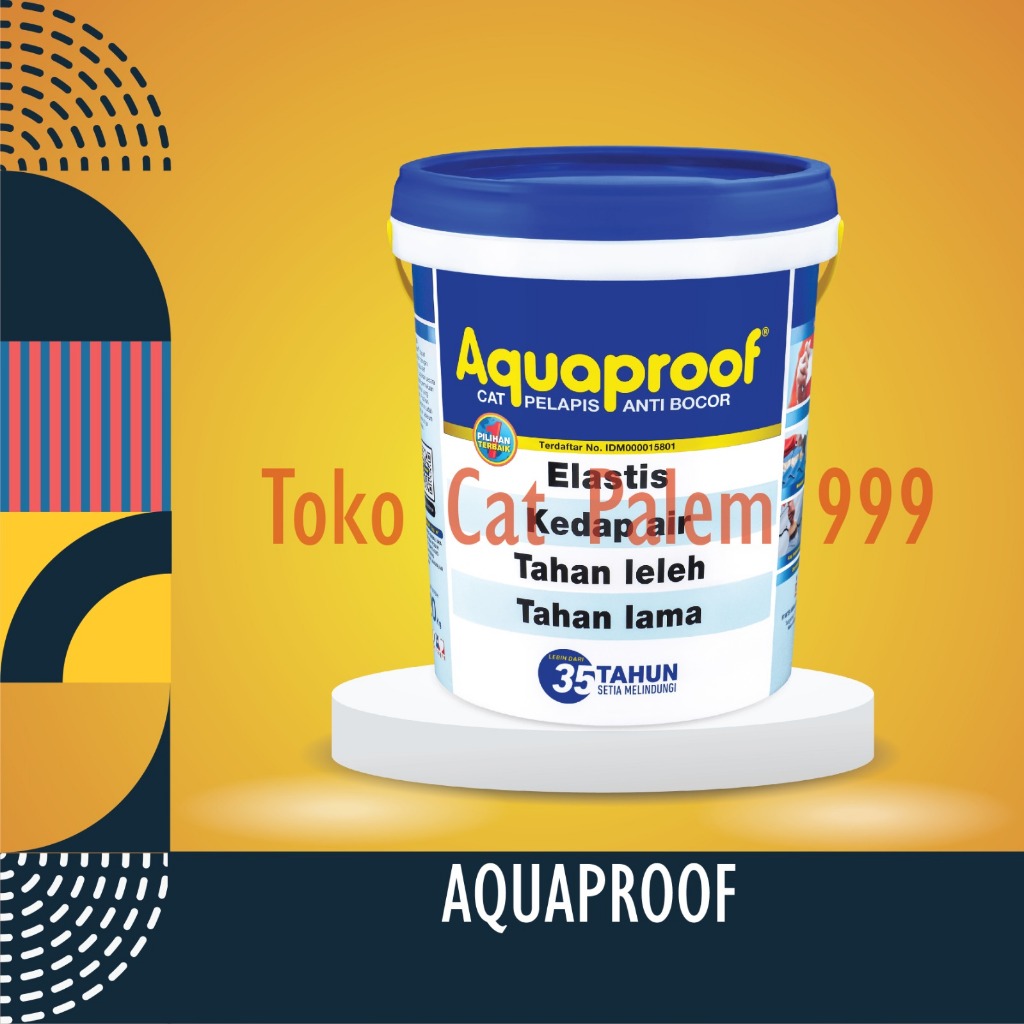 Jual Aquaproof Aqua Proof Cat Anti Bocor Waterproofing Pail 20KG 20 KG | Shopee Indonesia