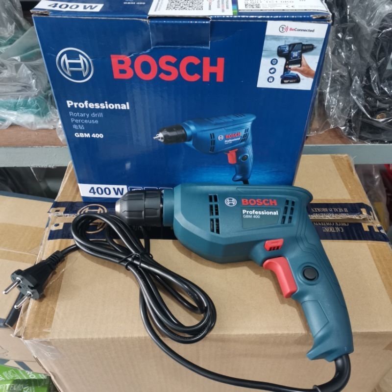 Jual BOSCH GBM 400 BOR 10 MM KEYLESS BOR BESI SEKRUP DRILLING BOR ...